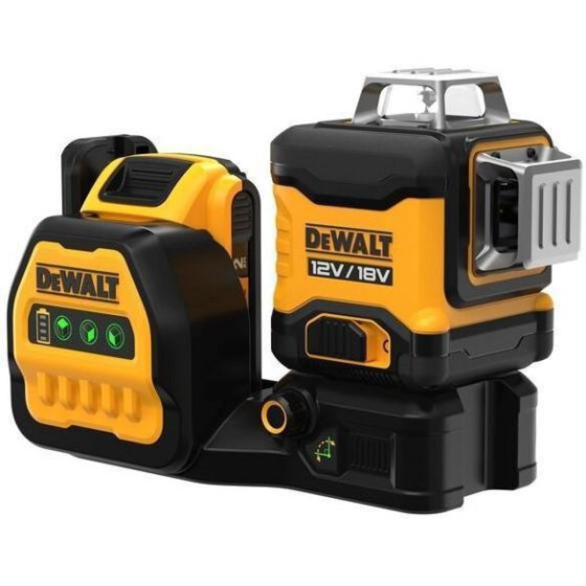 Dewalt dce089d1g 10.8v li-ion accu zelfnivellerende kruislijnlaser set ...