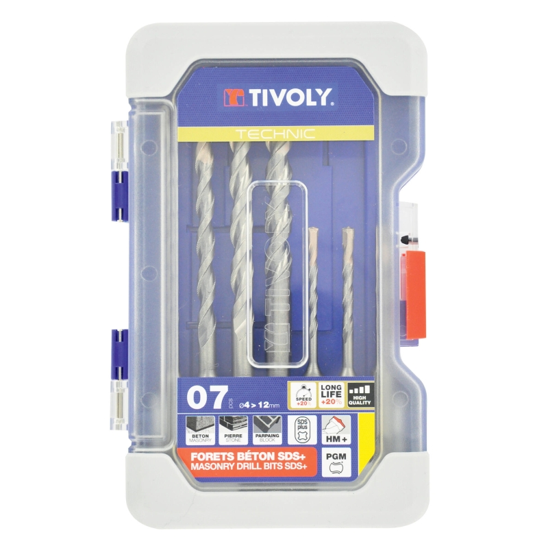 Tivoly coffret foret beton expour gradue 4-12mm | Tools and Co